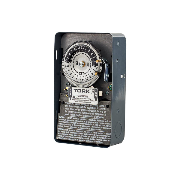 Tork 1101B 24 Hour Time Switch 40A 120V SPST Indoor Metal Enclosure ...