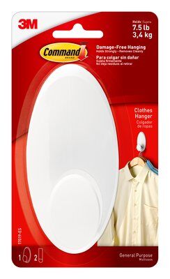 3M 7100067573 40948 Command Clothes Hanger 17019-Es — Lighting Supply