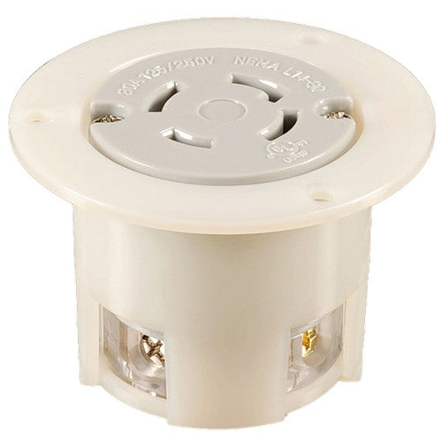 MORRIS 20459 Recessed Twist Lock Female 125-250V L14-30 — Lighting Supply