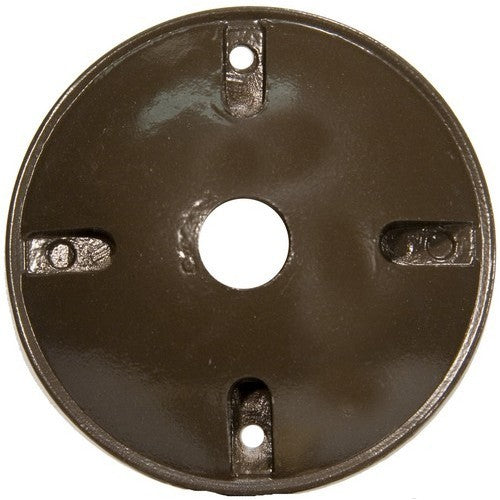 MORRIS 36814 4 Inch Round Cover 1-1/2 Inch Hole Bronze — Lighting Supply