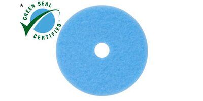 3M 7000127869 59830 Sky Blue Hi-Performance Burnish Pad 3050 24 Inch ...