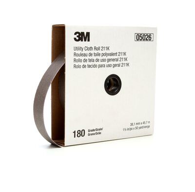 3M 7000118341 05026 Utility Cloth Roll 211K 180 J-Weight — Lighting Supply