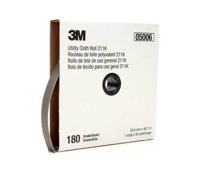 3M 7000118340 05006 Utility Cloth Roll 211K 180 J-Weight — Lighting Supply