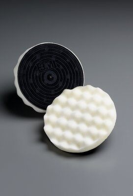 3M 7000045725 92500 Finesse-It Buffing Pad 01912 5-1/4 Inch White Foam ...