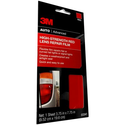 3M 7000045571 03341 High Strength Lens Repair Film Red — Lighting Supply