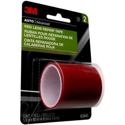 3M 7100015032 03441 Red Lens Repair Tape 03441 1.875 Inch X 60 Inch ...