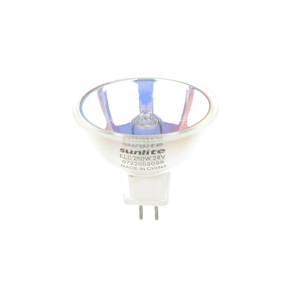 Sunlite 70125-SU ELC 250W Halogen MR16 Bulb 24V GX5.3 Bi-Pin Base ...