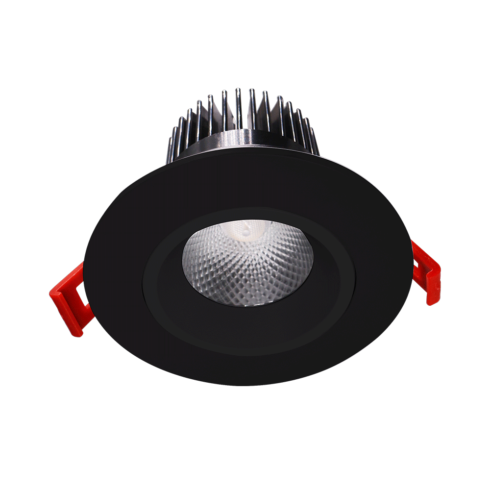 Lotus LED Lights AD-35-S12W-DTW-BK-REY 3.5 Inch Round Venus 12W LED ...