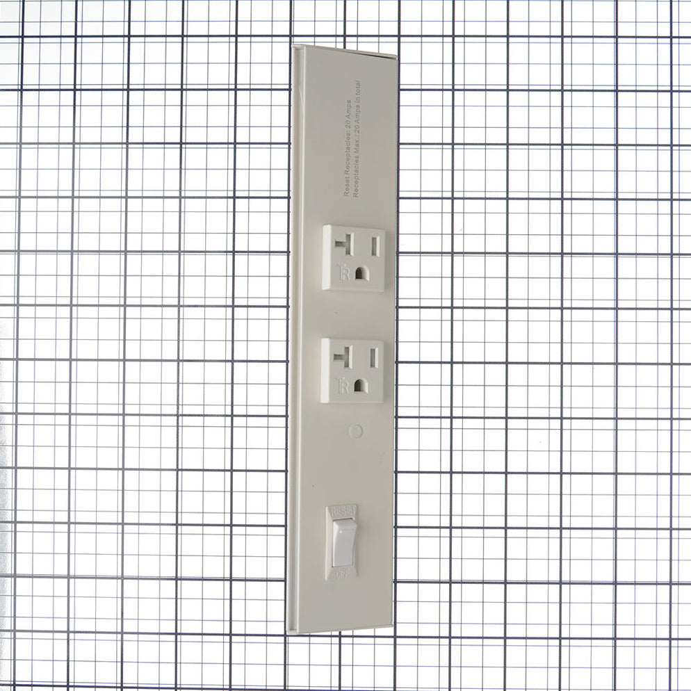 American Lighting ATOM-120V-10-WH Atom 10 Inch Power Strip White ...