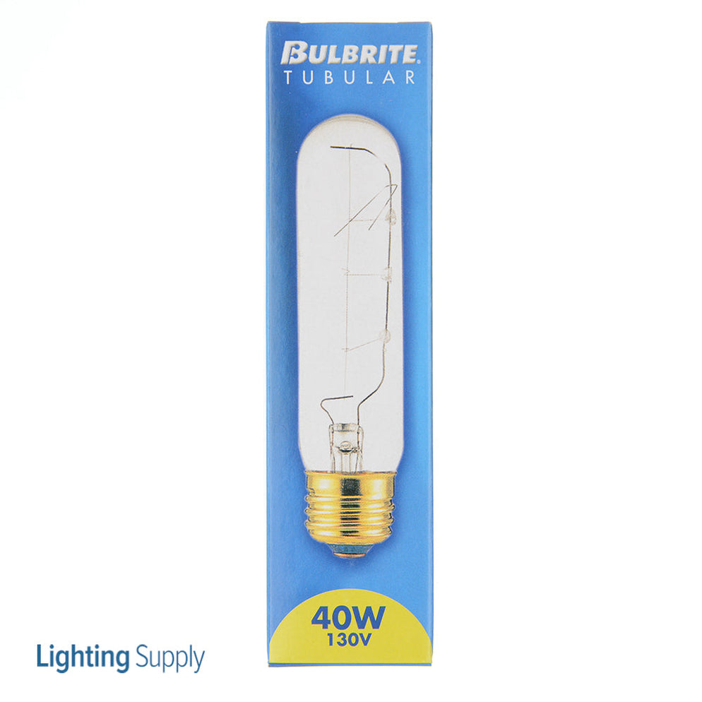 Bulbrite 704340 40T10C/HO 40W T10 Tubular Clear E26 130V 2700K ...