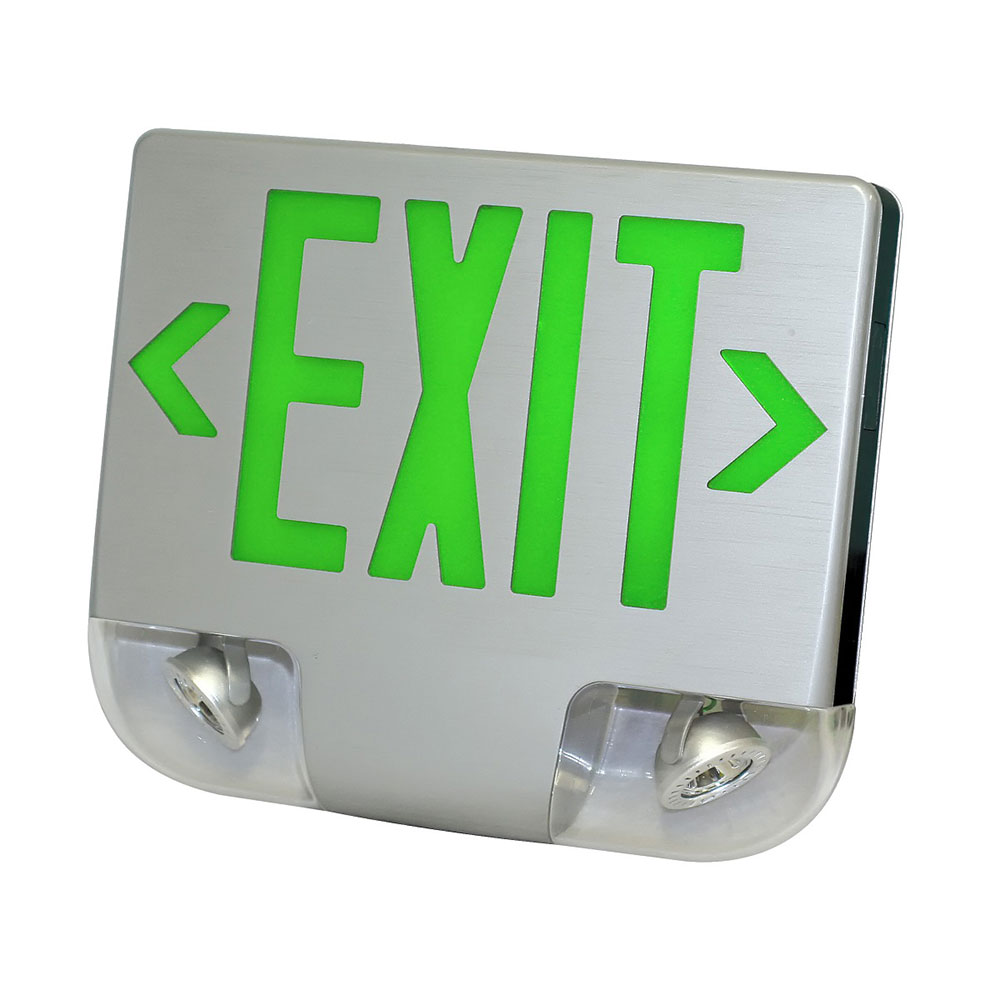Standard-BL CKXTEU1GWWEMRC LED Exit/Emergency Combo — Lighting Supply