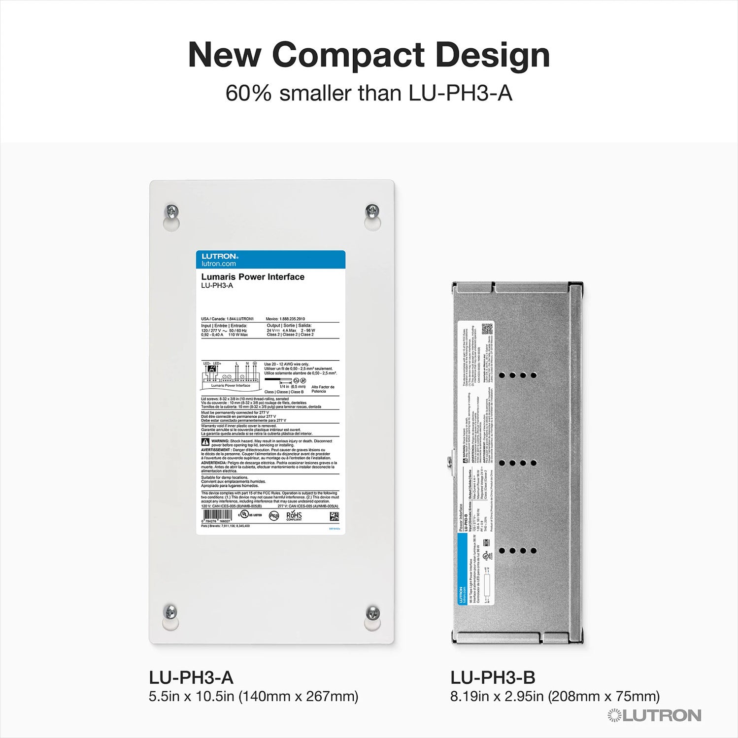 Lutron LU-PH3-B 96W Hardwired Power Interface — Lighting Supply