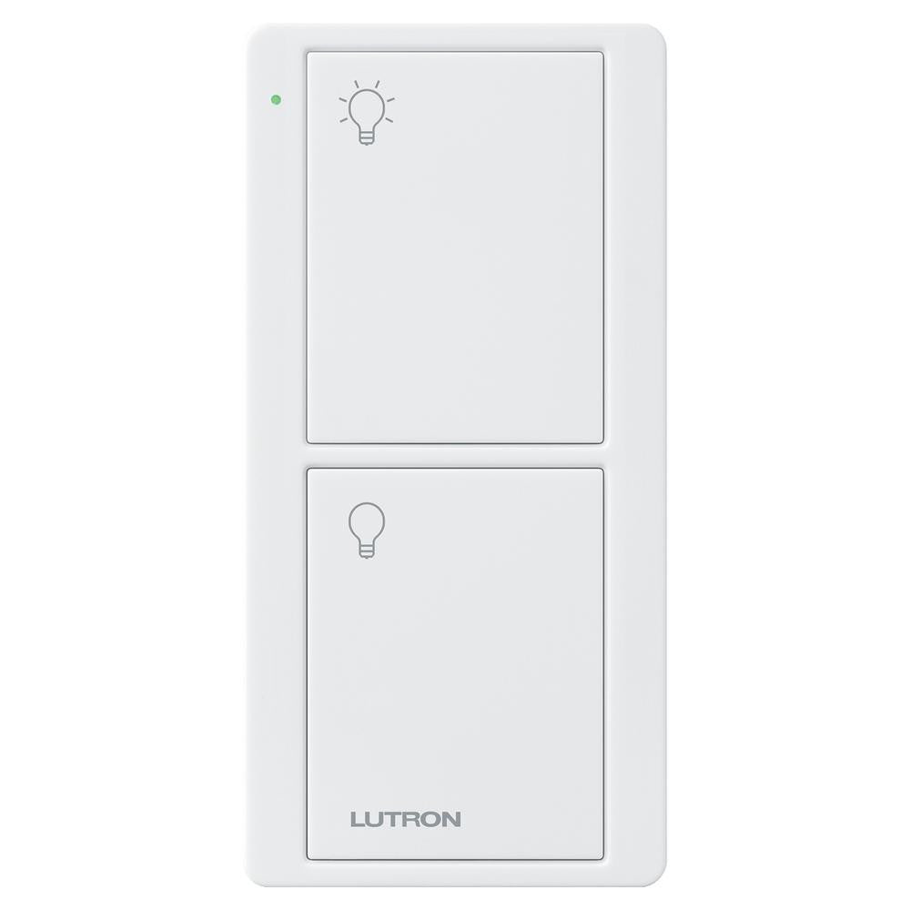Lutron UPJ2-2B-WH-L01 BAA Pico 434 2-Button Combination White Light ...