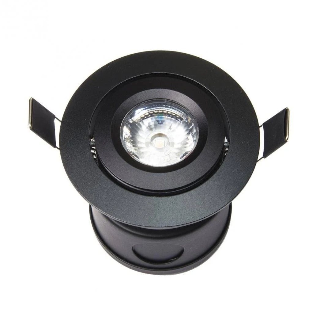 GM Lighting GMR6-120V-IC-WFL-B 120VAC Mini Adjustable LED Downlight ...