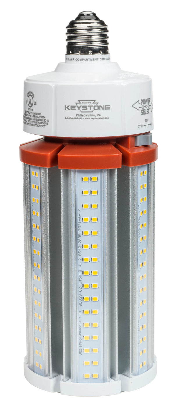 Keystone KT-LED45PSHID-E26-840-D /G4 LED HID Replacement Lamp E26 Base ...