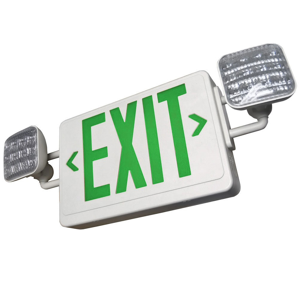 Standard-BL LEDCXTEU2GW-HL-USA LED Exit/Emergency Combo — Lighting Supply