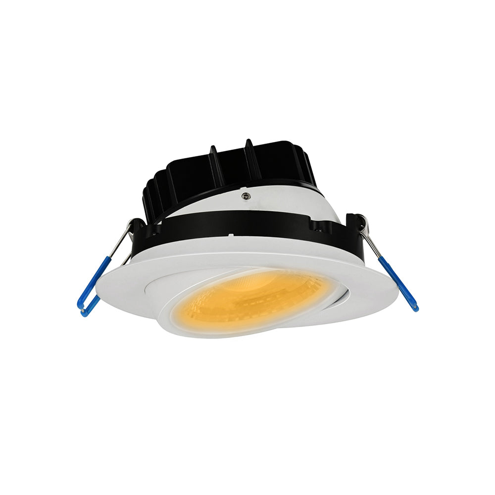Lotus LED Lights LL4G-5CCT-WH 4 Inch Round Eyeball Gimbal — Lighting Supply