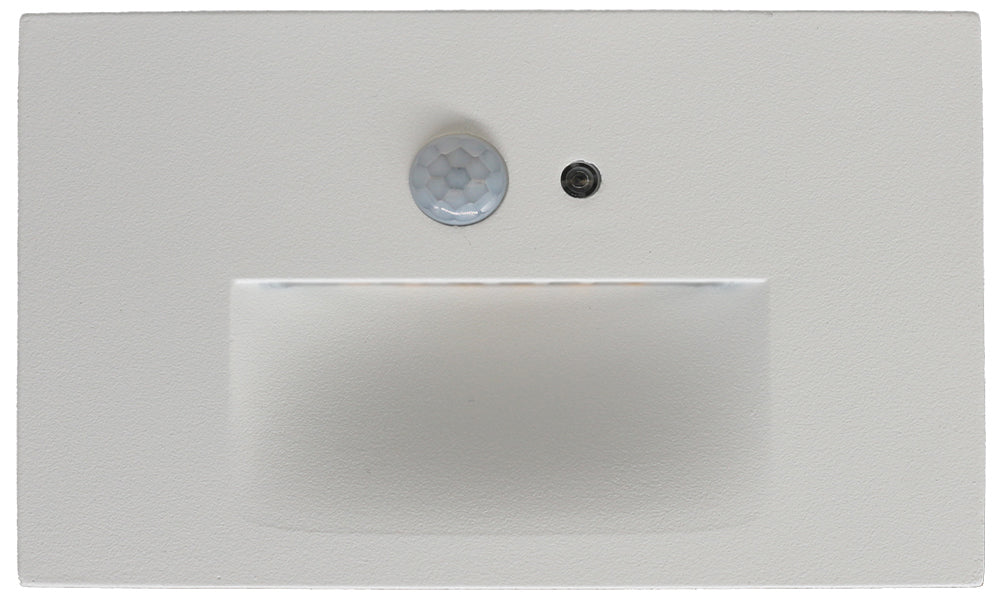 Lotus LED Lights LSD03-3K-WH Step Light With Motion Sensor/Photocell ...