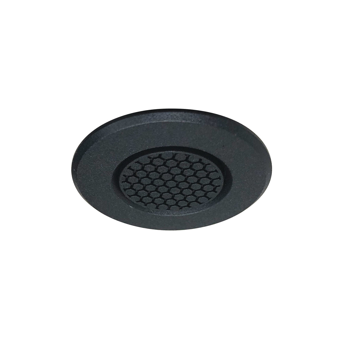 Nora NM1-RAIHECB 1 Inch Round M1 Hex Cell Louver Trim Black — Lighting Supply