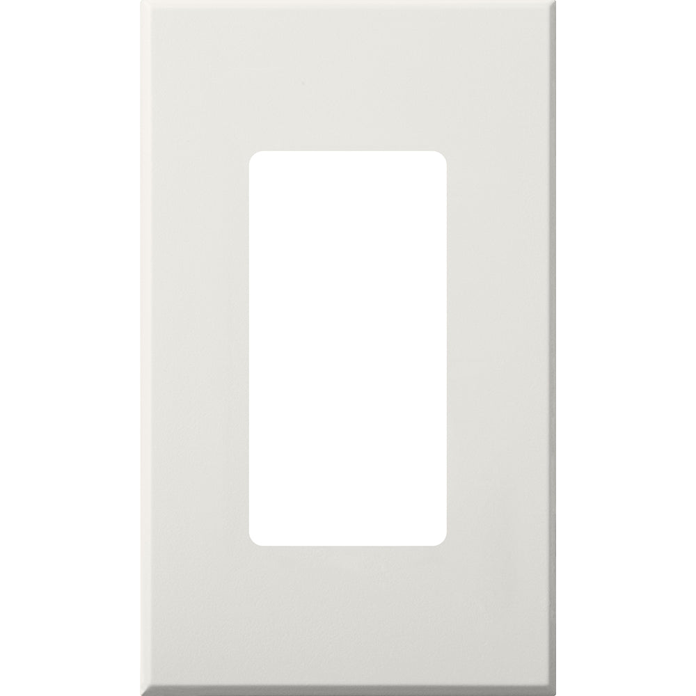 Lutron NT-R3-NFB-WH Architectural Wall Plate 1-Gang White — Lighting Supply