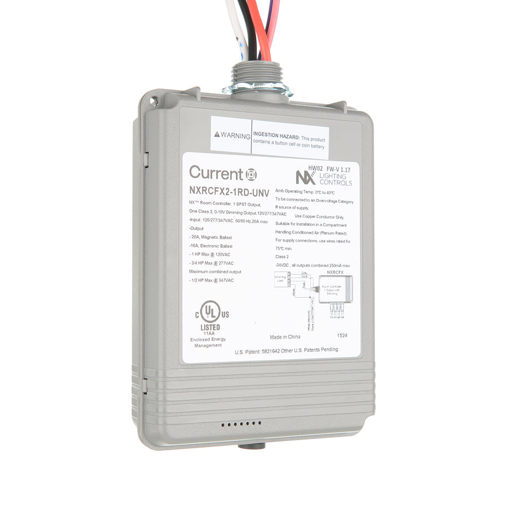 NX Lighting Controls NXRCFX2-1RD-UNV NX Room ControllerOutput ...
