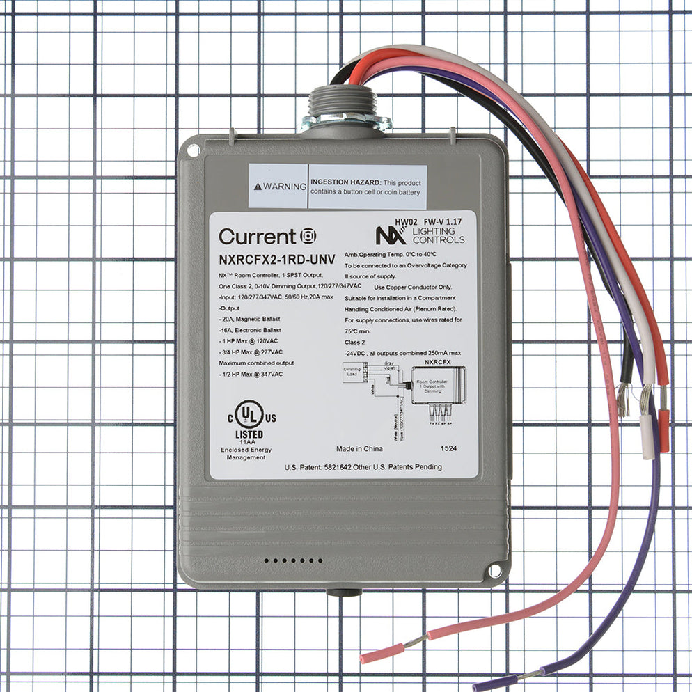 NX Lighting Controls NXRCFX2-1RD-UNV NX Room ControllerOutput ...