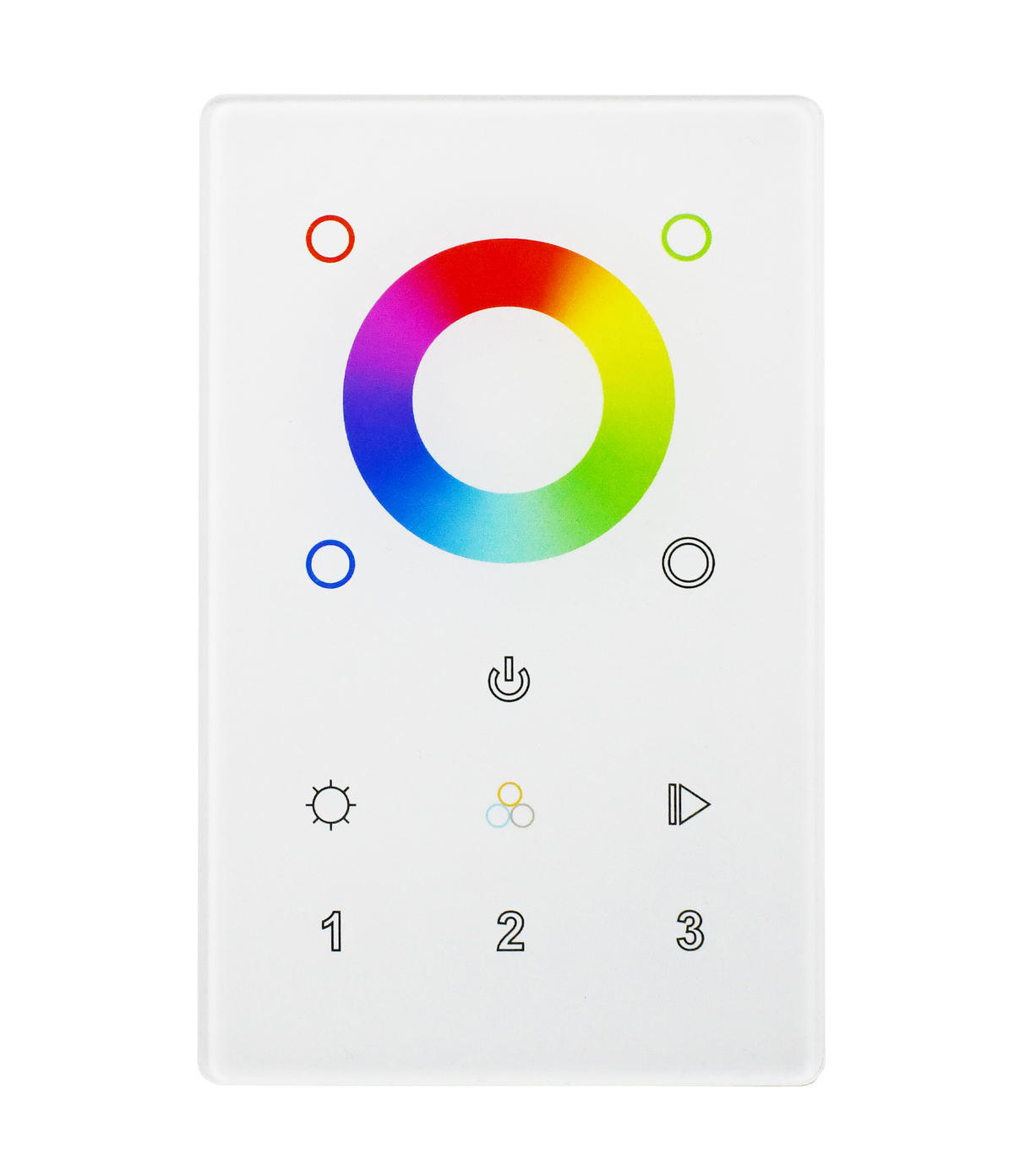 GM Lighting RGBW-DMX-WC RGBW DMX512 Wall Controller — Lighting Supply