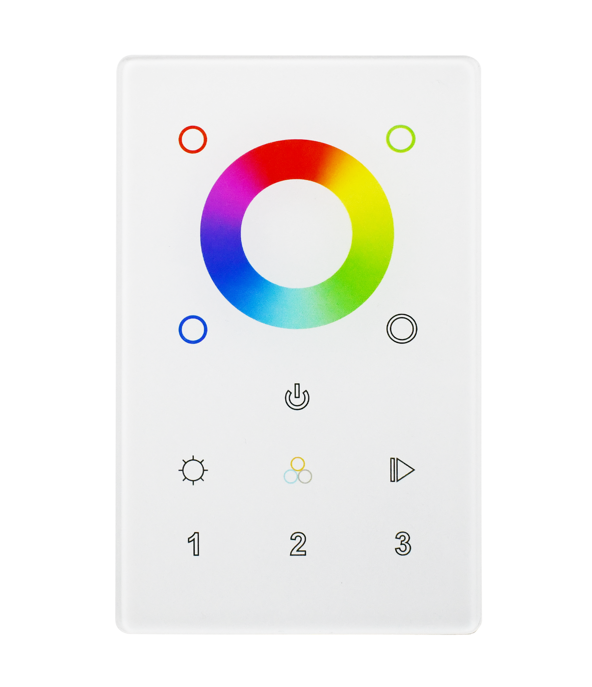 GM Lighting RGBW-DMX-WC RGBW DMX512 Wall Controller — Lighting Supply