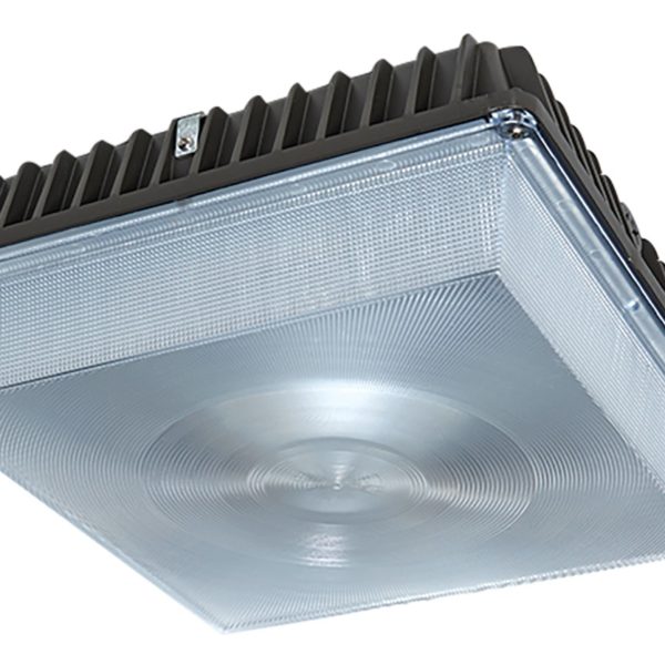 RDA Lighting 050971 SQ-LED80-B-5K-BRZ-DIM Canopy LED 80W 120-277V ...