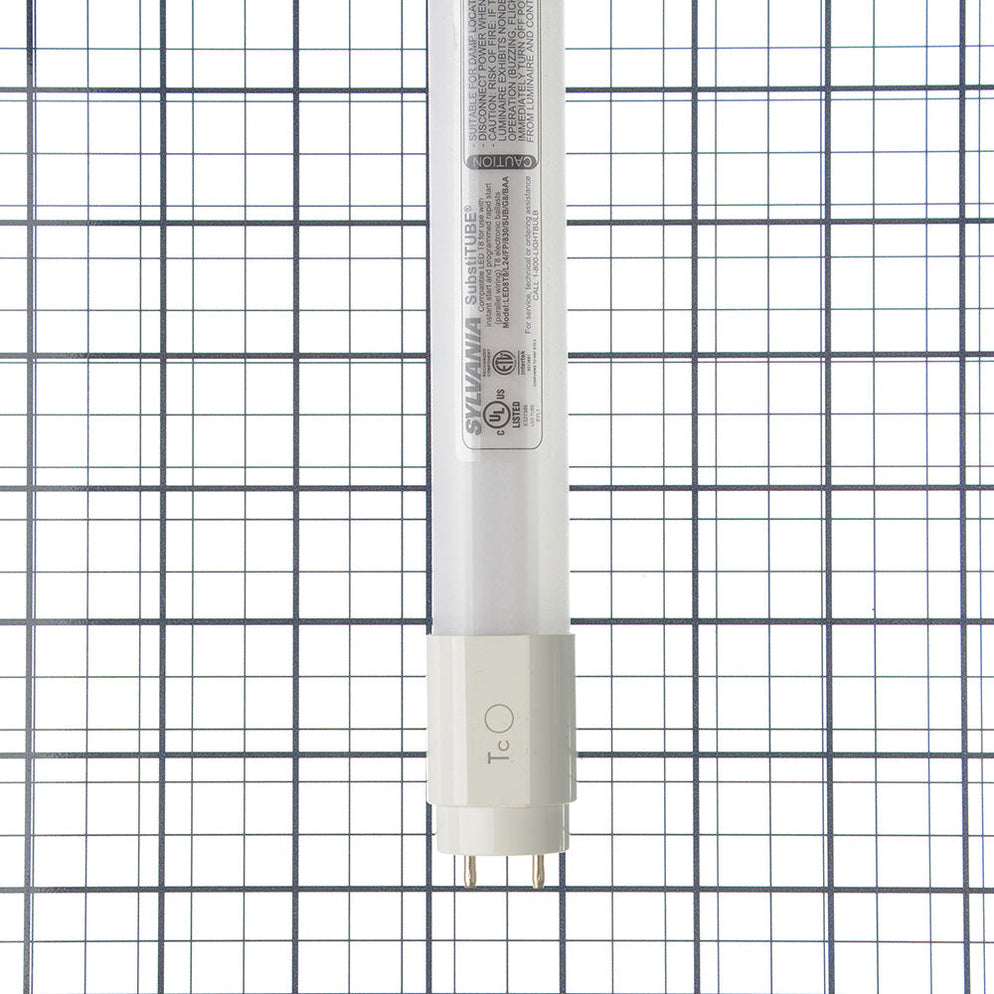 Sylvania 40491 LED8T8/L24/FP/830/SUB/G8 2 Foot LED T8 8W 1250Lm 3000K ...