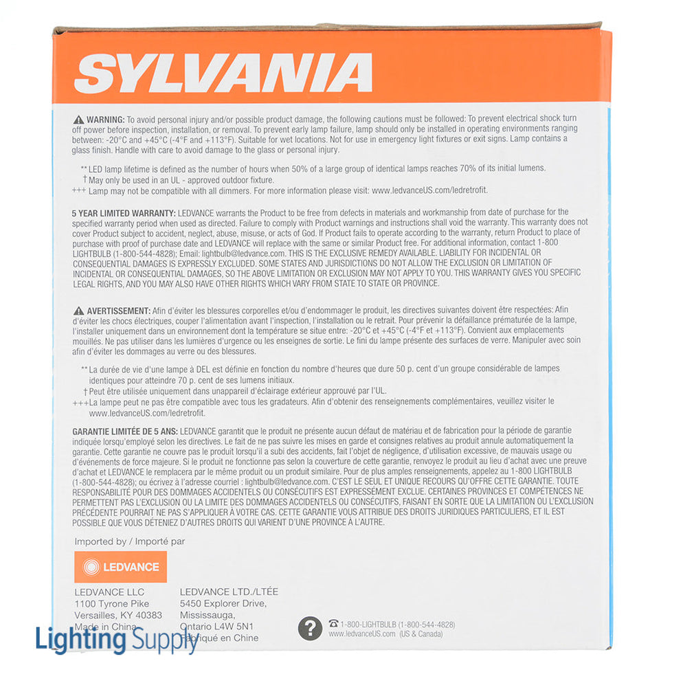 Sylvania 41059 LED14PAR38DIM840FL4013YGLWRP 14W LED PAR38 40 Degree ...