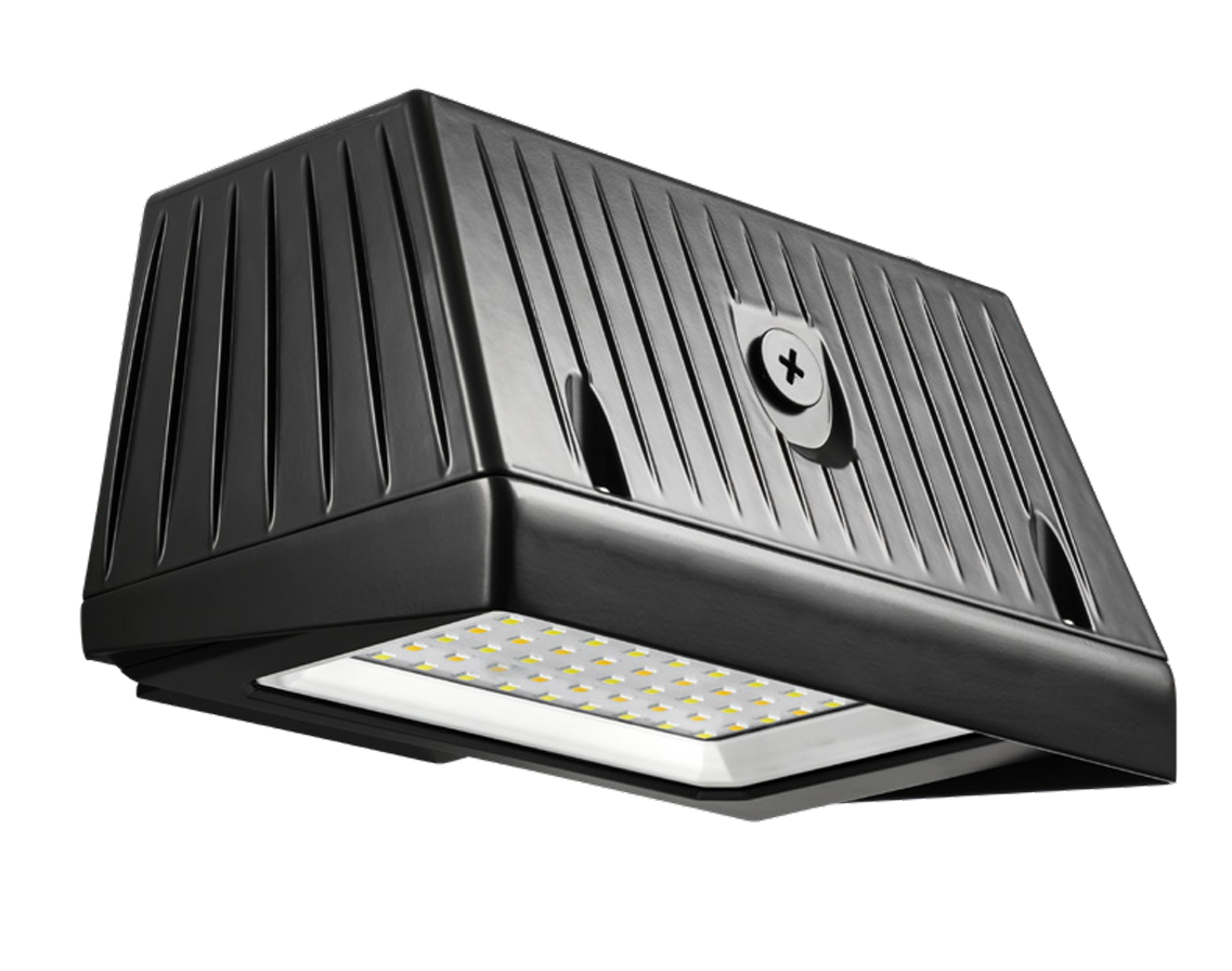 ATLAS WBHMS10-18L Black Hawk LED Full Cut-Off Wall Pack Selectable ...