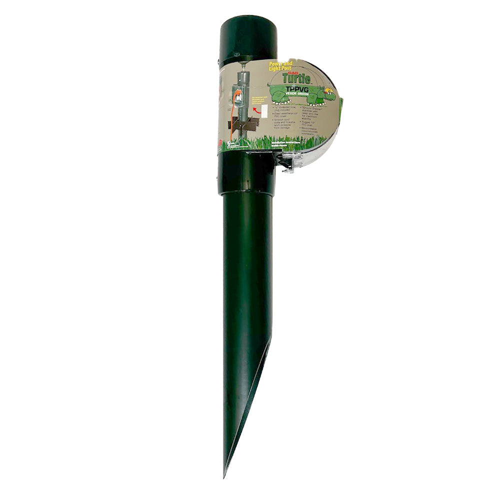 RAB TPPVG Turtle Power Post 19 Inch Verde Green — Lighting Supply