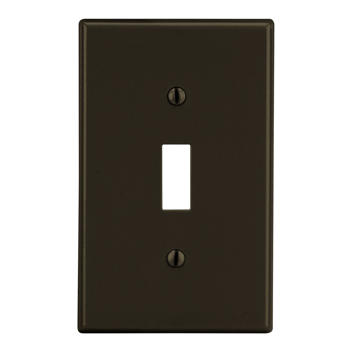 Bryant BRYANT-P1 Wall Plate 1-Gang Toggle Brown — Lighting Supply