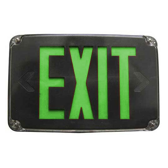 Standard-BL WLEZXTEU1GB2C-277 Exit Sign SIngle Face — Lighting Supply