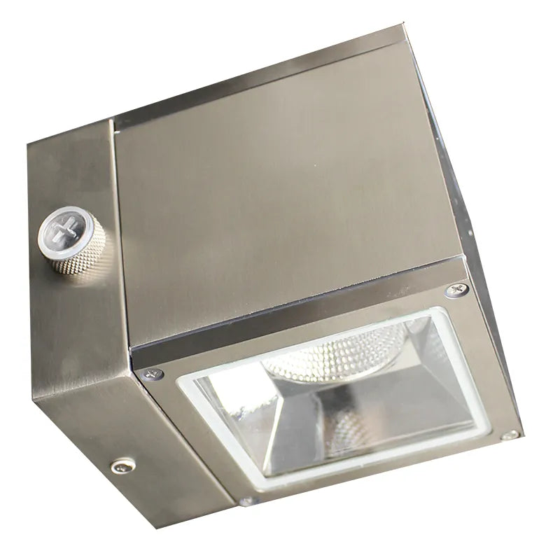 Westgate Manufacturing WMQ5-UDL-MCTP-BN-P Up-Down LED Cube Wall Light — Lighting Supply