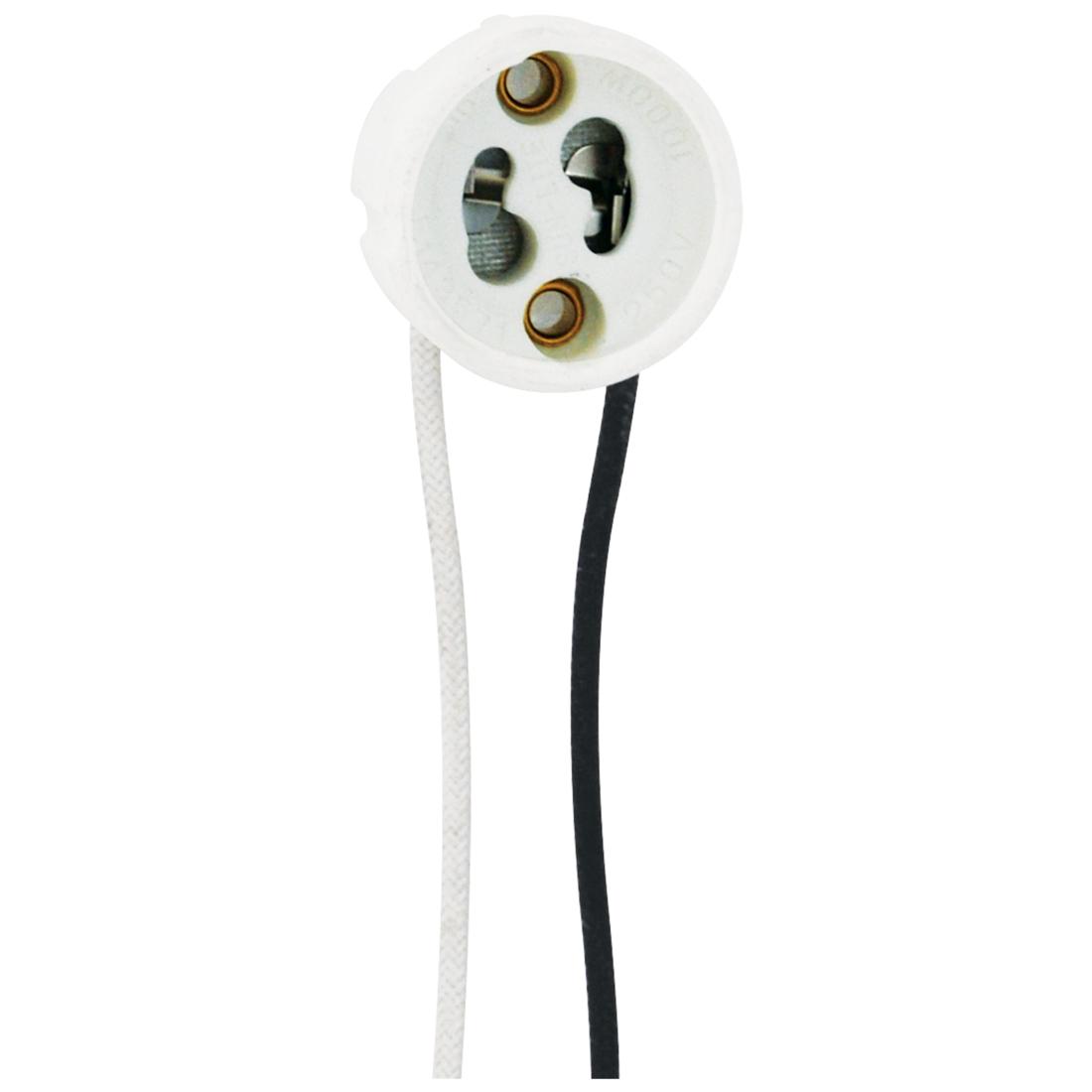 Standard GU10P GU10 Base Halogen Socket 1000W 250V With Wire Leads ...