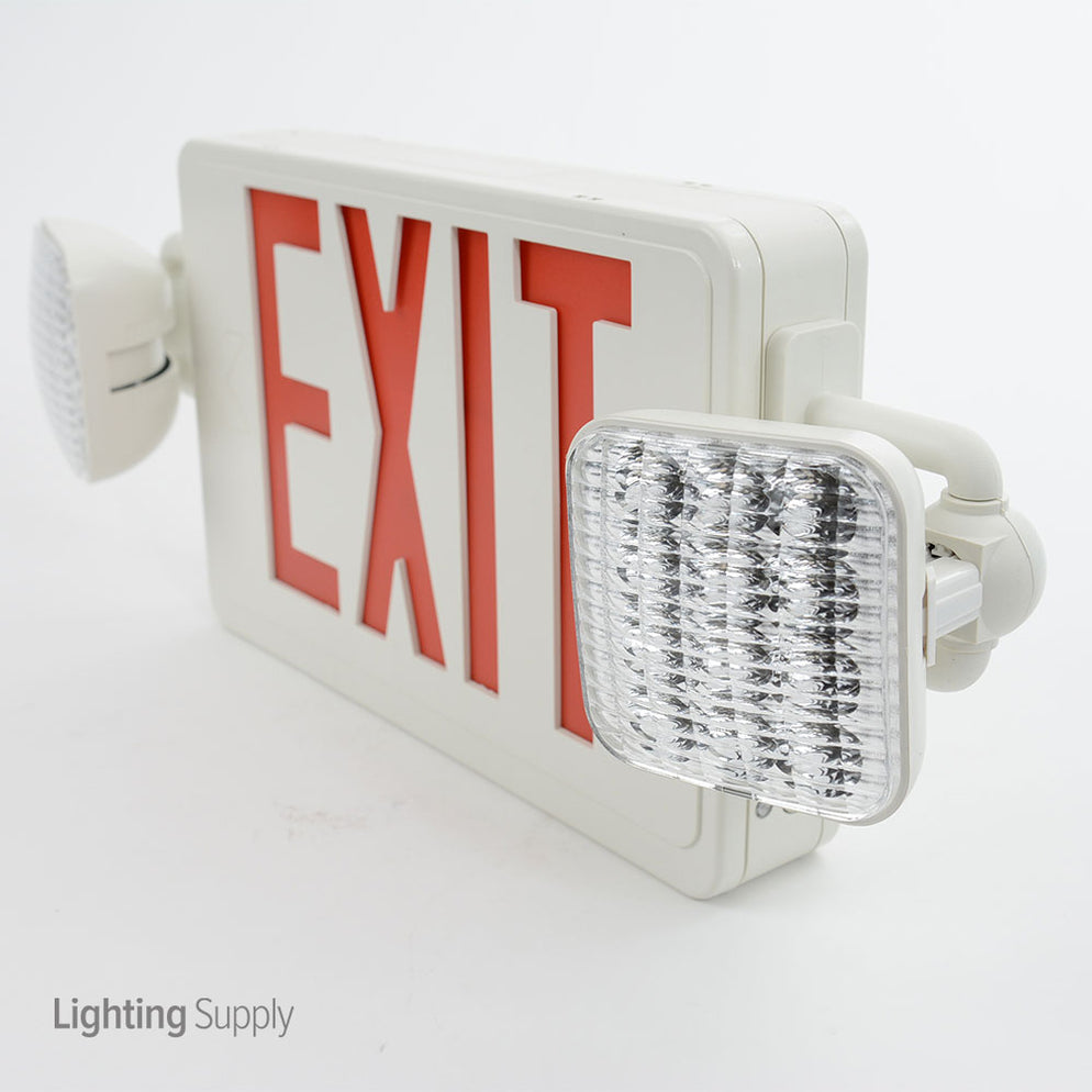 Standard-BL LEDCXTEU2RWRC LED Double Face Exit/Emergency — Lighting Supply