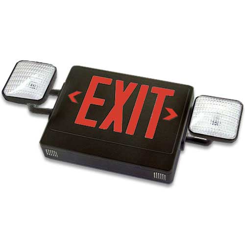 Standard-BL LEDCXTEU2RBRC LED Exit/Emergency Combination — Lighting Supply