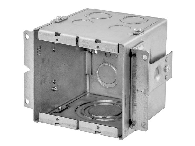 Bryant HBL985 2-Gang Wall Box Gangable 4 Inch Deep 2 Inch Knockout ...