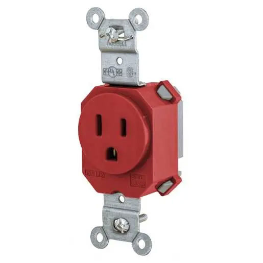 Bryant SNAP5261R Hubbell Wiring Device-Kellems SNAP Receptacle 15A ...