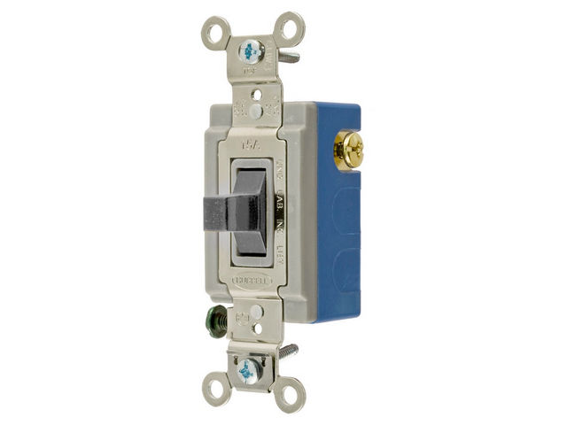 Bryant 4821GRY Momentary Switch 15A 120/277V SPDT Gray — Lighting Supply
