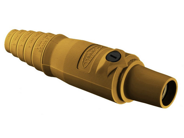 Bryant HBL300FO Single-Pole 300A Female Plug Orange — Lighting Supply