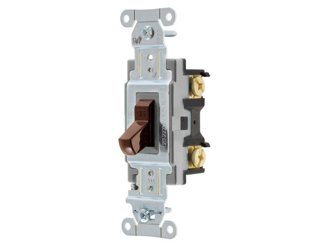 Bryant CS120B Switch Commercial Single-Pole 20A 120/277V Switch Brown ...
