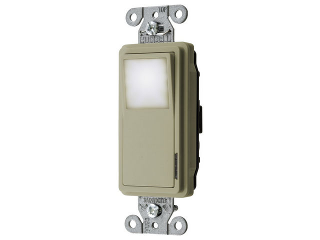 Bryant 9901NLI Switch Decorator Single-Pole 20A 120V Nightlight Ivory ...