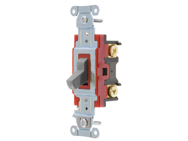 Bryant 4904BGRY Switch Heavy-Duty 4-Way 20A 120/277V Back/Side Wired ...