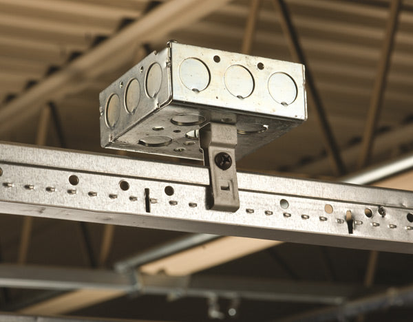 Caddy 4ACS Conduit Box To T-Grid Support 1/4 Inch Hole Threaded ...