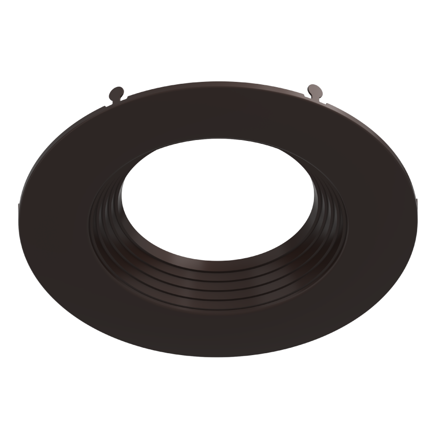 RAB DLTRIM/R6RB-BRZ 6 Inch Recessed Retrofit Downlight Round Baffle ...