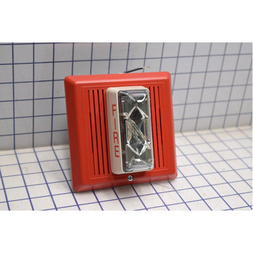 Edwards Signaling 757-8A-RS70 110 Cd Re-Entrant Speaker/Strobe 70V Red ...