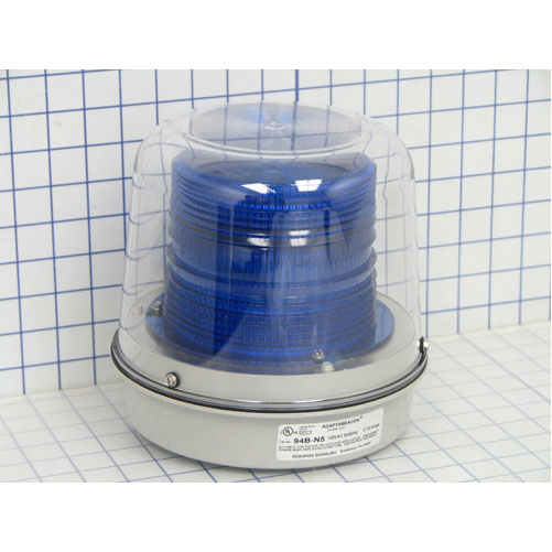 Edwards Signaling 94B-N5 Heavy-Duty Strobe Blue 120VAC 50/60 Hz 0.1A ...